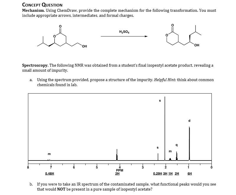 Solved 1.Mechanism. Using ChemDraw, provide the complete | Chegg.com