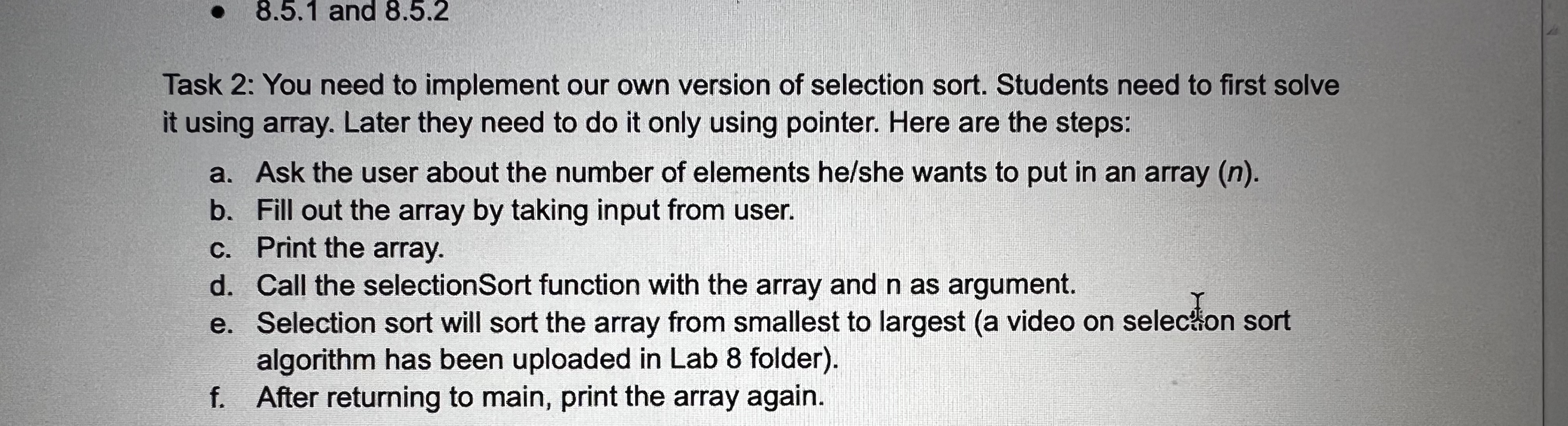 Solved Task 2 You Need To Implement Our Own Version Of 