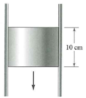 Solved A piston 3 kg in mass is sliding down in a cylinder | Chegg.com