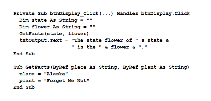 Solved Visual Basic Please do following in Microsoft Visual | Chegg.com
