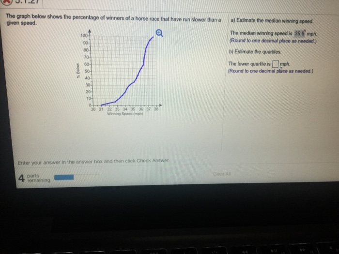 Solved The graph below shows the percentage of winners of a | Chegg.com
