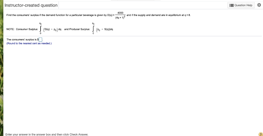 Solved Instructor-created question 13 Question Help 5000 | Chegg.com