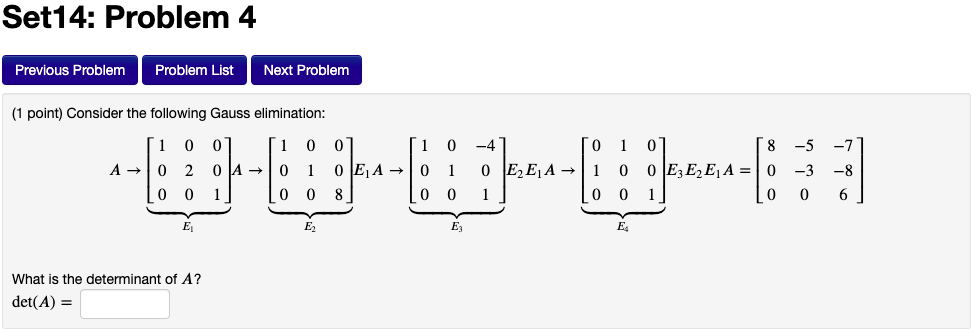Solved Set14: Problem 4 Previous Problem Problem List Next | Chegg.com