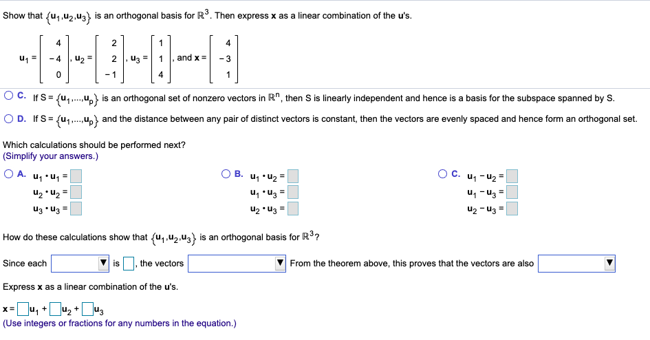 Solved Show that {41,42,43} is an orthogonal basis for R3. | Chegg.com