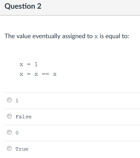 Solved Question 1 An operator able to check whether two | Chegg.com