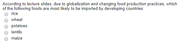 According to lecture slides, due to globalization and | Chegg.com