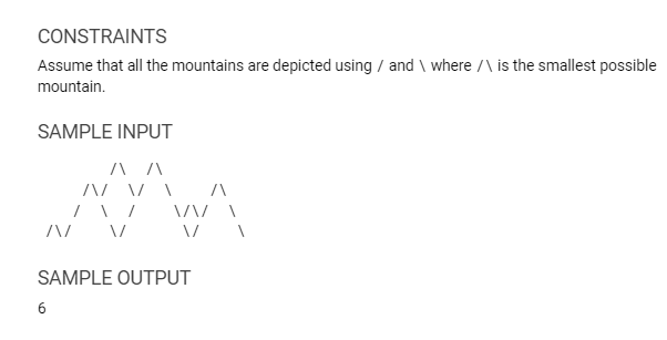Solved PROBLEM DESCRIPTION Let: be a mountain. Also, let: / | Chegg.com