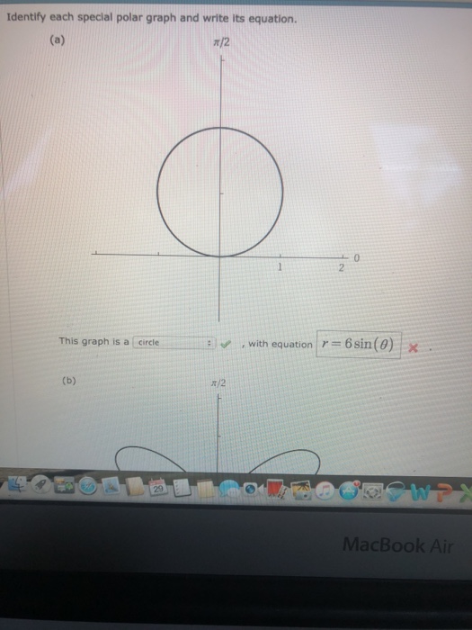 Solved Identify each special polar graph and write its | Chegg.com