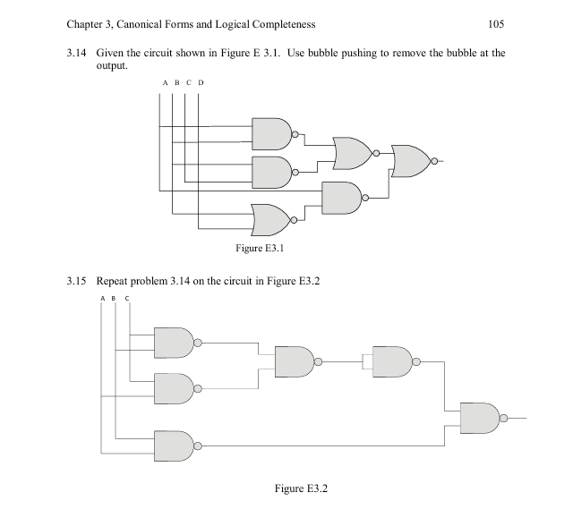 Solved Chapter 3, Canonical Forms and Logical Completeness | Chegg.com