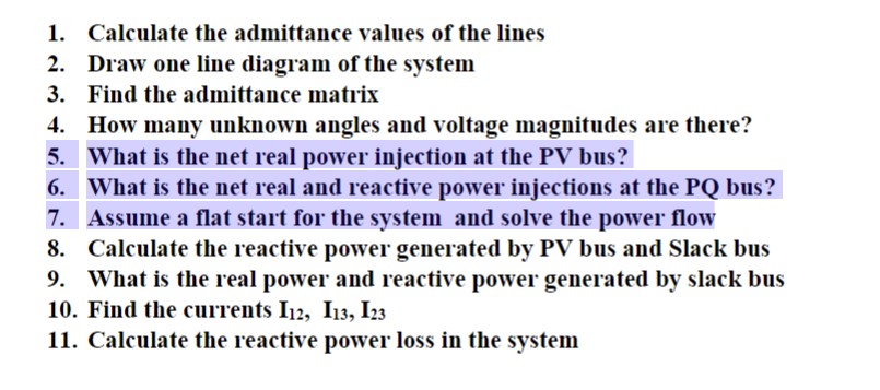 Solved Consider a 3-bus system with 2 generators and 1 load | Chegg.com