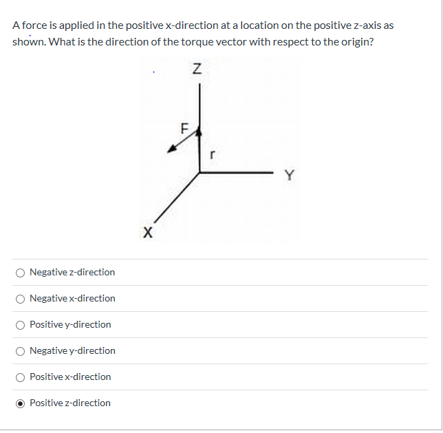 Solved A force is applied in the positive x-direction at a | Chegg.com