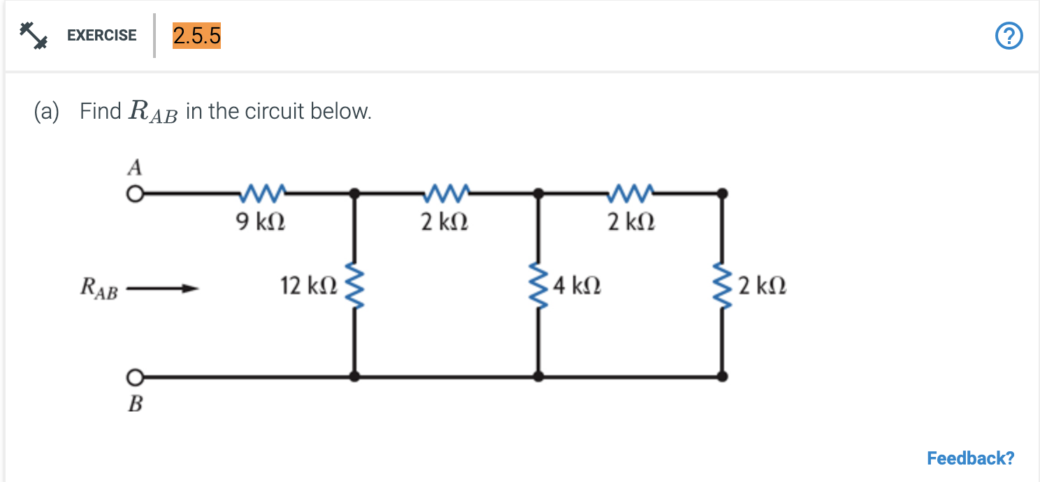 Solved (a) Find RAB in the circuit below. | Chegg.com