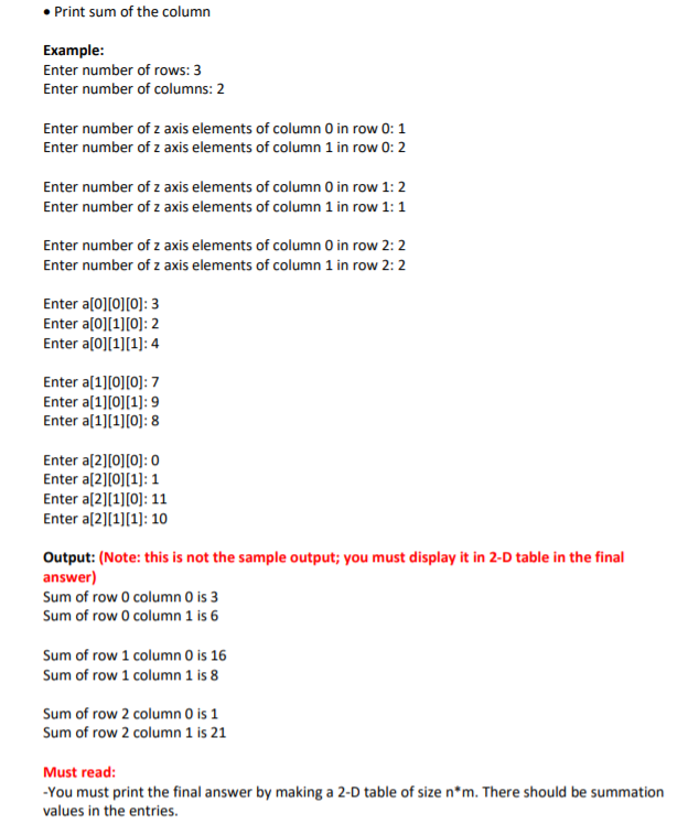 Static array definition: A static 3-D array has the | Chegg.com
