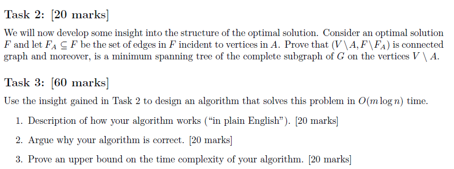 Solved Description Consider the following variant of the MST | Chegg.com