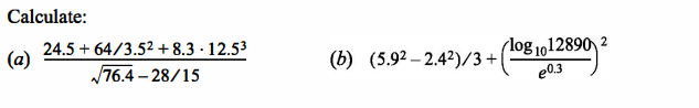 Solved Calculate: 24.5+ 64/3.52 +8.3. 12.53 76.4 -28/15 (a) | Chegg.com