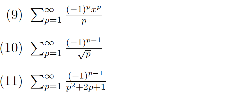 Solved Determine whether each the following series converges | Chegg.com