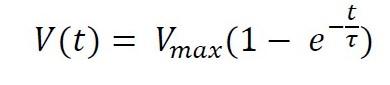 Solved V(t) = Vmax(1 – = e τ t i(t) = Imax(e | Chegg.com