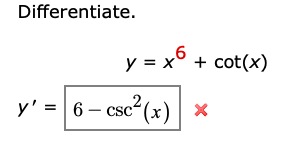 Solved Differentiate. f(x) = 2 sin(x) - 9 cos(x) f'(x) = -9 | Chegg.com