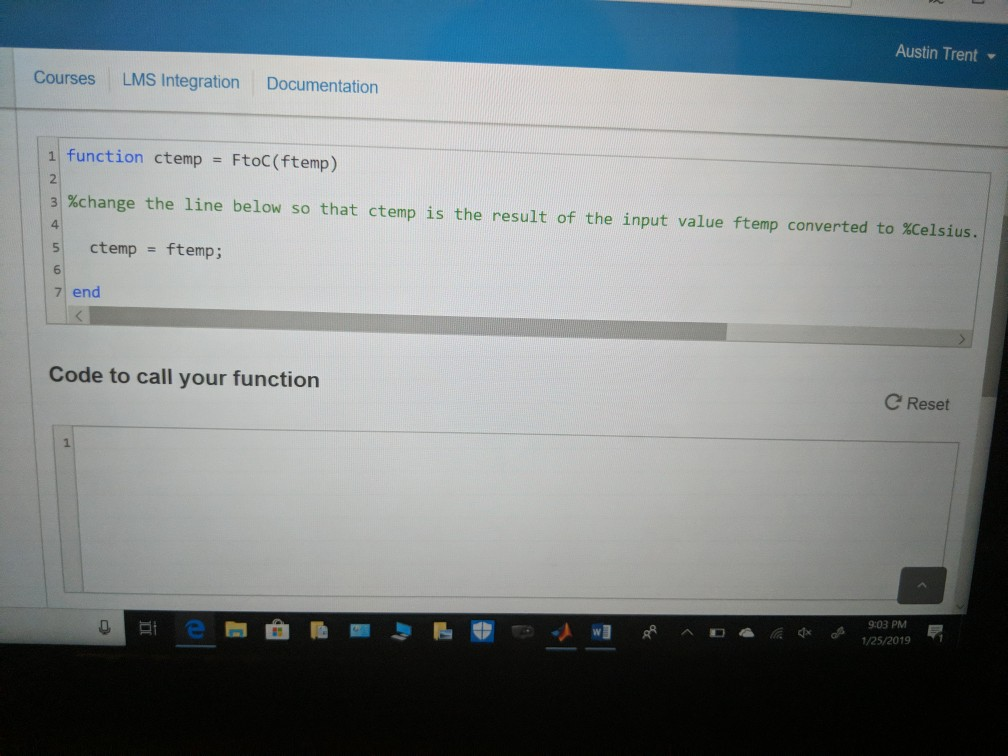 Solved Austin Trent Courses LMS Integration Documentation | Chegg.com