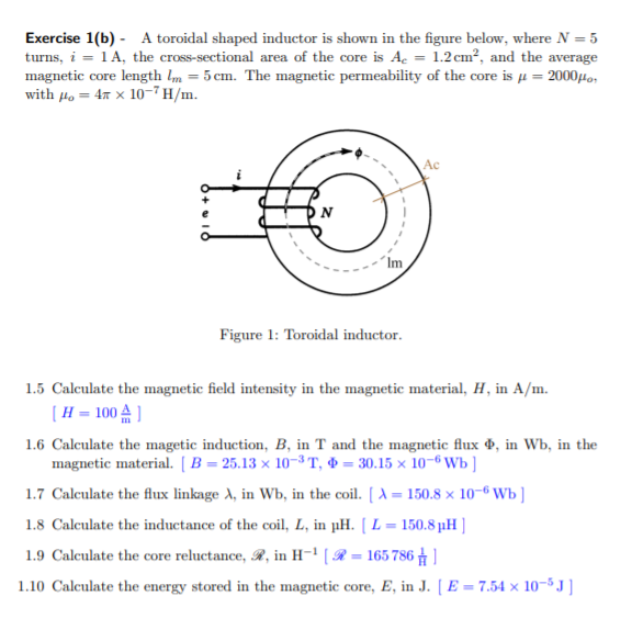 Solved 1 Magnetics and Transformer Exercise 1(a) - An ideal | Chegg.com