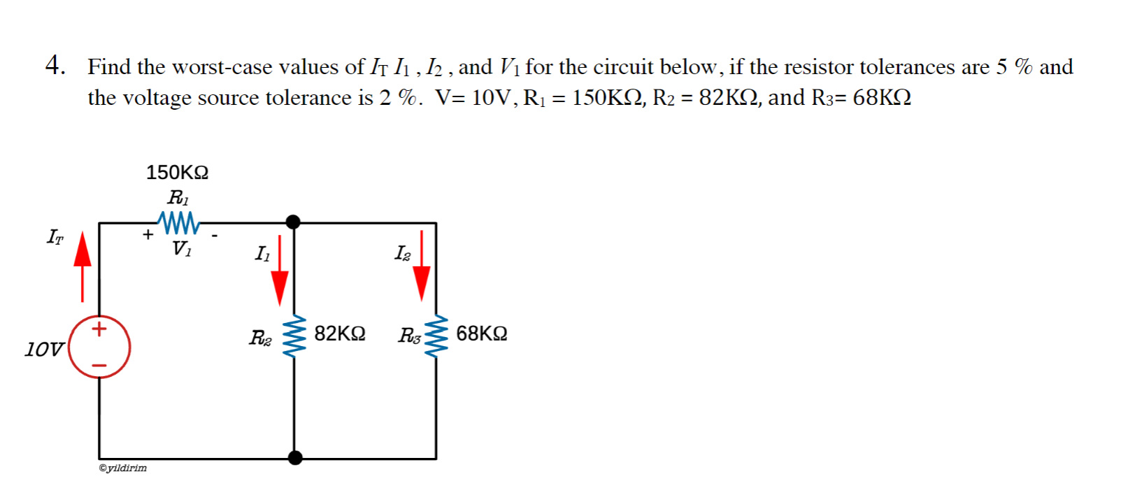 Solved Find the worst-case values of ITI1,I2, ﻿and V1 ﻿for | Chegg.com