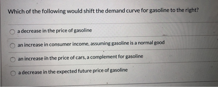 Solved If A Decrease In Income Increases The Demand For A Chegg