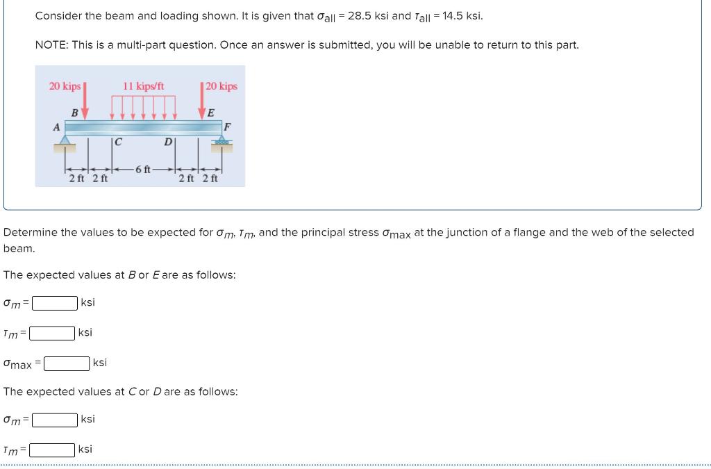 Solved The section modulus is 93.26 in^3. The most | Chegg.com