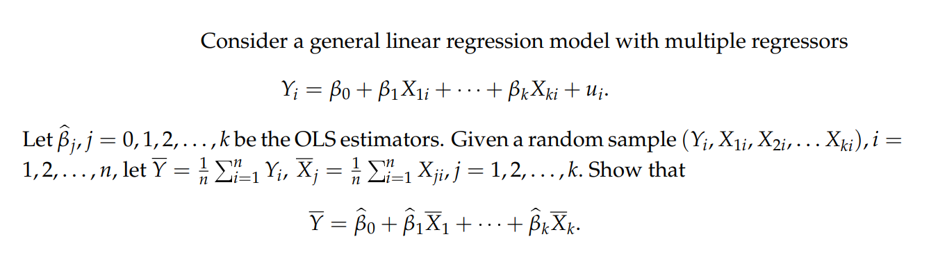 Solved Consider a general linear regression model with | Chegg.com