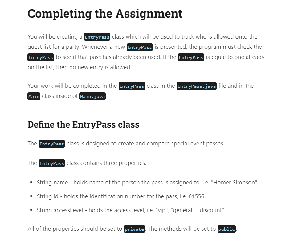 Solved Completing the Assignment You will be creating a | Chegg.com