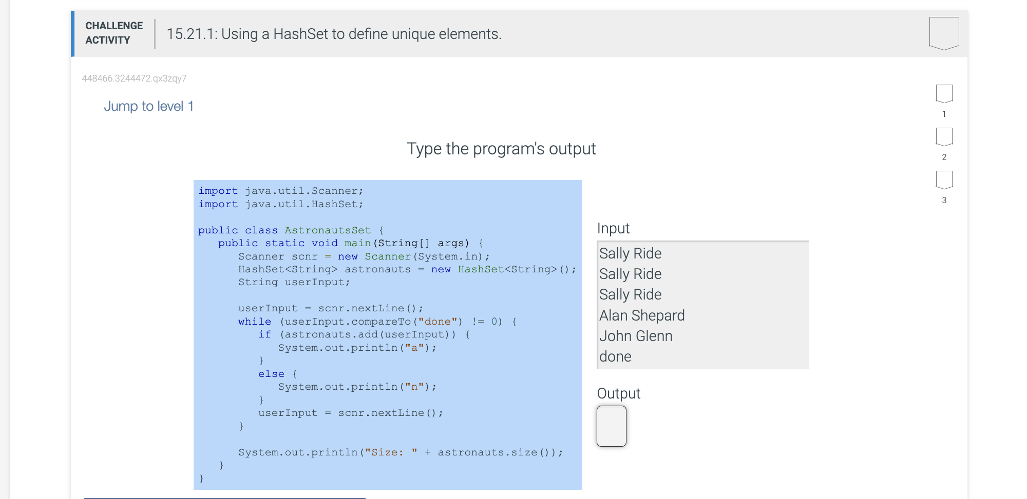 Solved Type the program's output Type the program's output | Chegg.com Solved Type the program's output Type the program's output | Chegg.com
