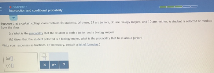 Solved Intersection and conditional probability Suppose that | Chegg.com
