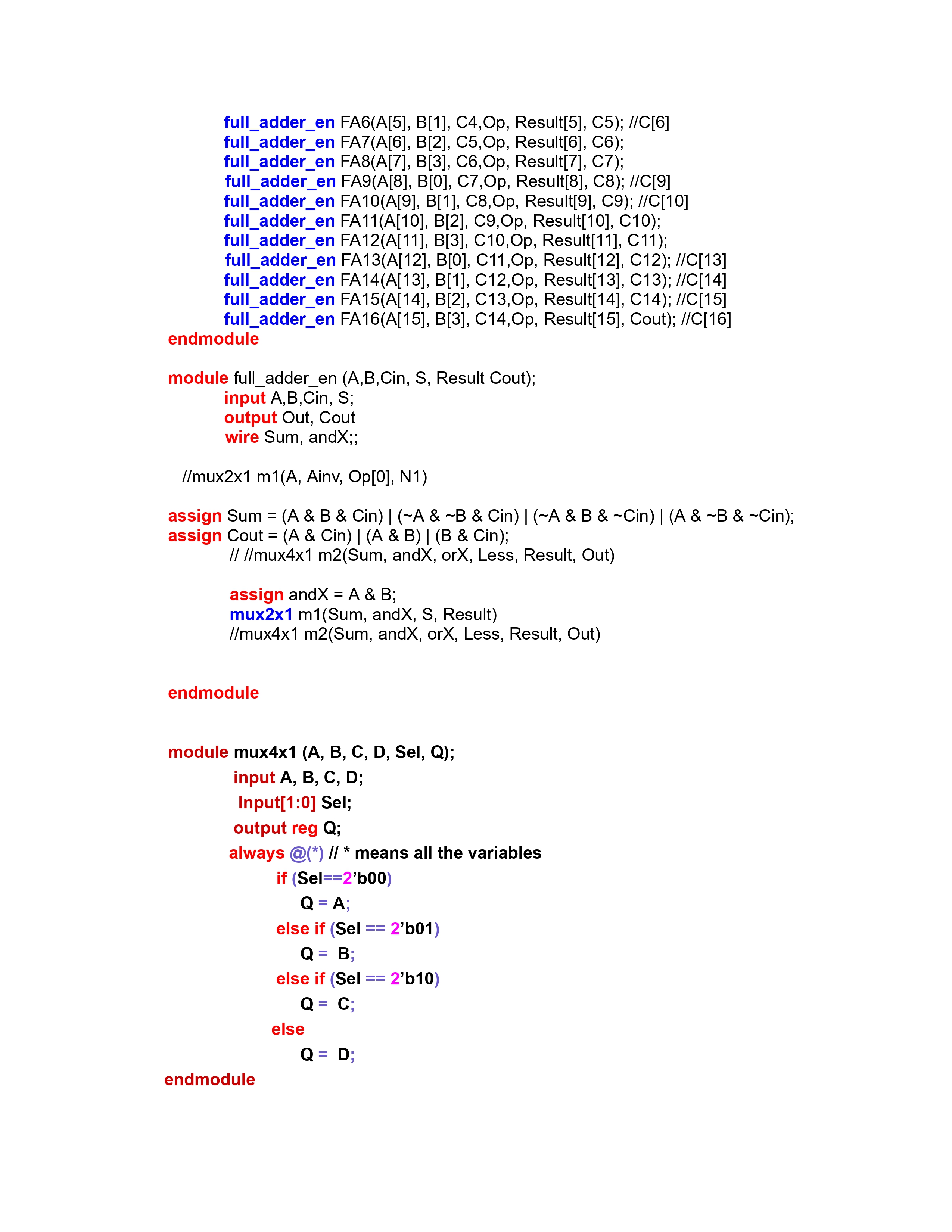 Solved Design an enhanced 32 bit ADDER with OR, AND, NOR, | Chegg.com