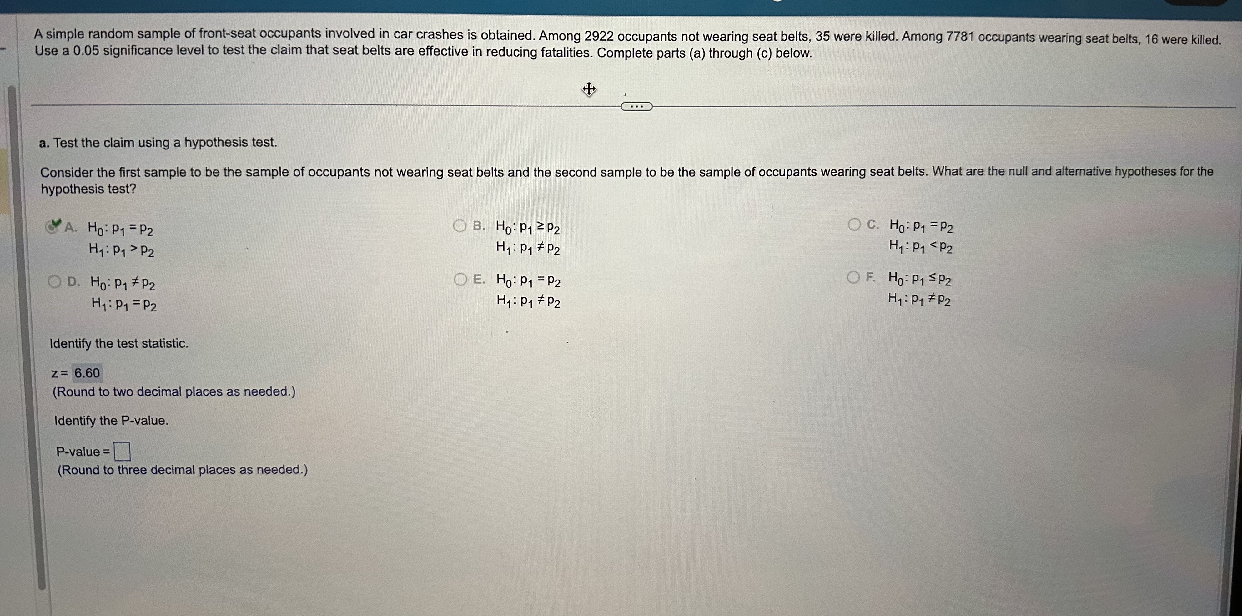 Solved Pls find P-value =(Round to ﻿three decimal places as | Chegg.com