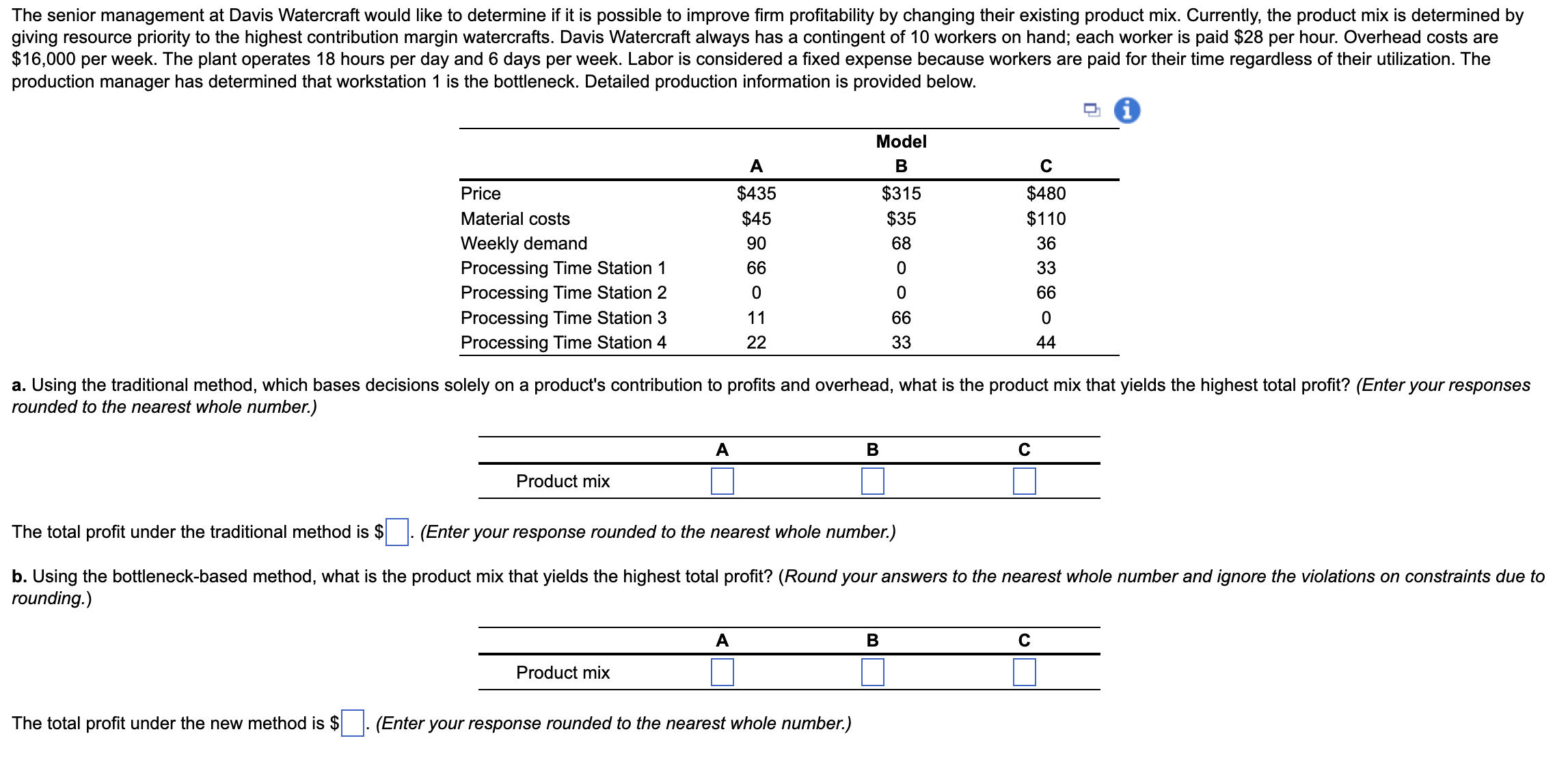Solved production manager has determined that workstation 1 | Chegg.com