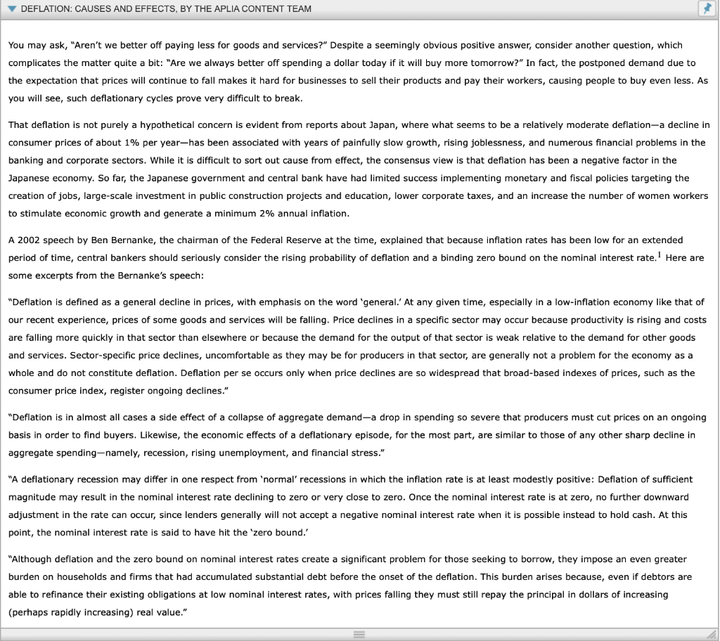 Solved 1. Deflation and the zero bound on interest rates | Chegg.com