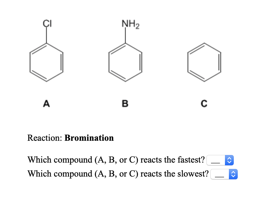 Solved In both series below the three aromatic compounds | Chegg.com