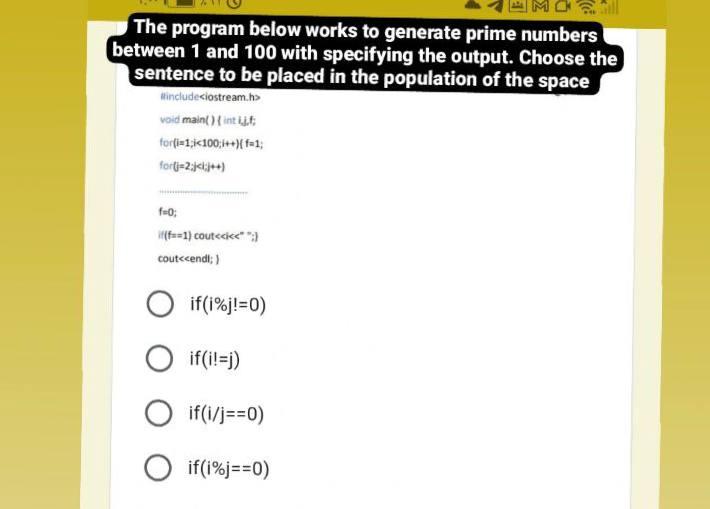 Solved The program below works to generate prime numbers | Chegg.com