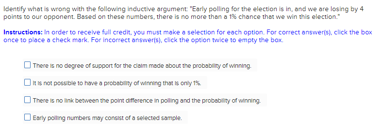 Solved Identify what is wrong with the following inductive | Chegg.com