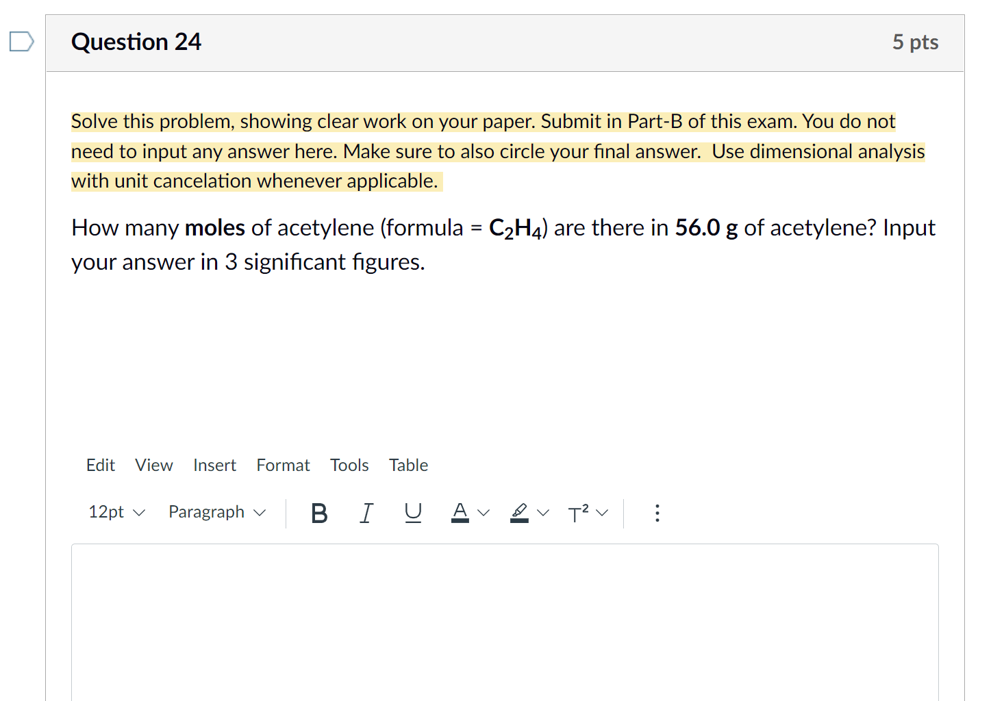 Solved Solve this problem, showing clear work on your paper. | Chegg.com