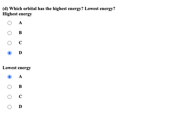 Solved Be sure to answer all parts. Give all possible m, | Chegg.com