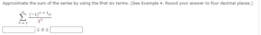 Solved Approximate the sum of the series by using the first | Chegg.com