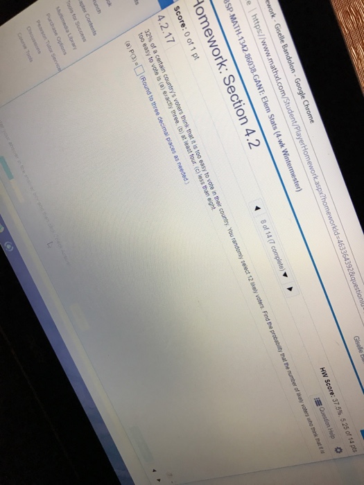 Solved Omework Section 4 2 4 2 17