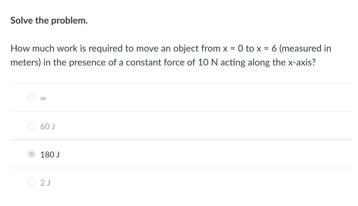 Solved Solve the problem. How much work is required to move | Chegg.com
