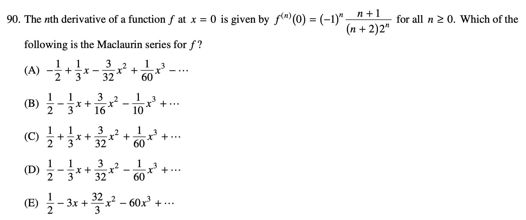 Solved 22. The function f has a continuous derivative. The | Chegg.com