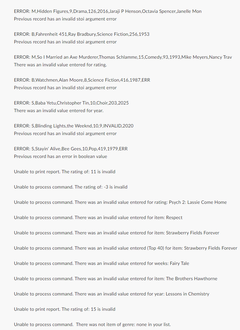 Solved MEDIA LIBRARY - PART 2 (DERIVED CLASSES) Assignment | Chegg.com