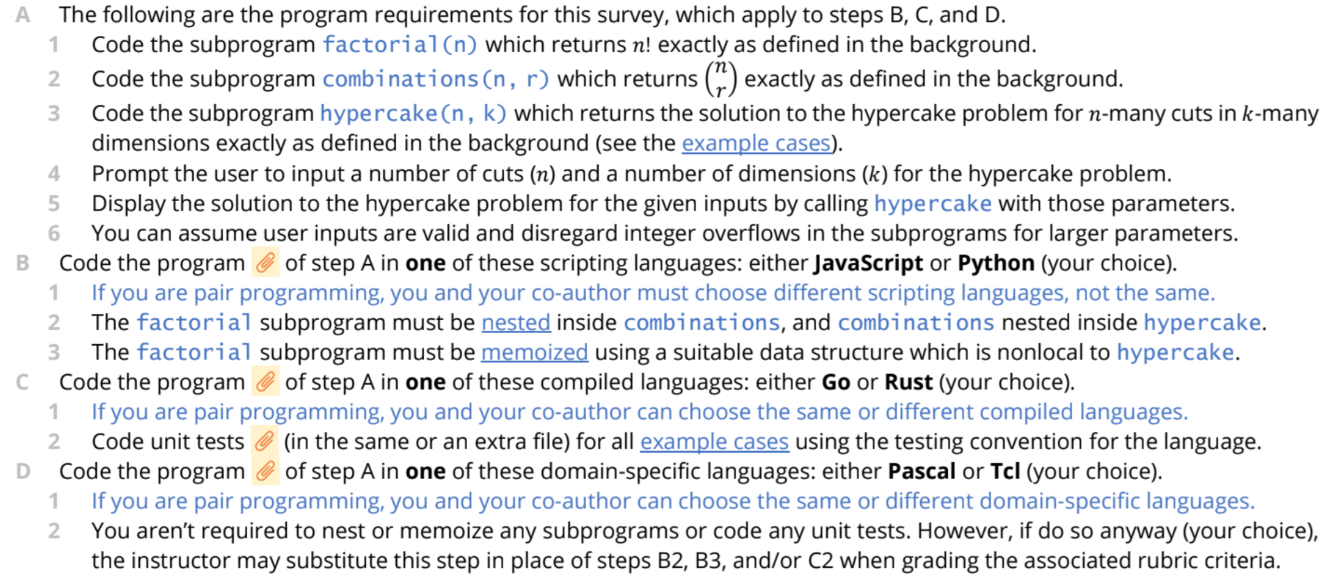 Solved A The following are the program requirements for this | Chegg.com