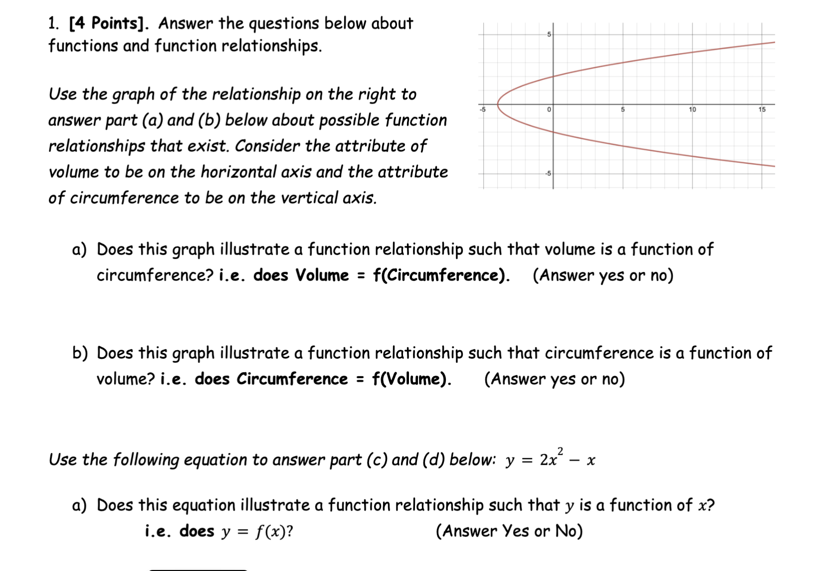Solved 1. [4 Points]. Answer the questions below about | Chegg.com