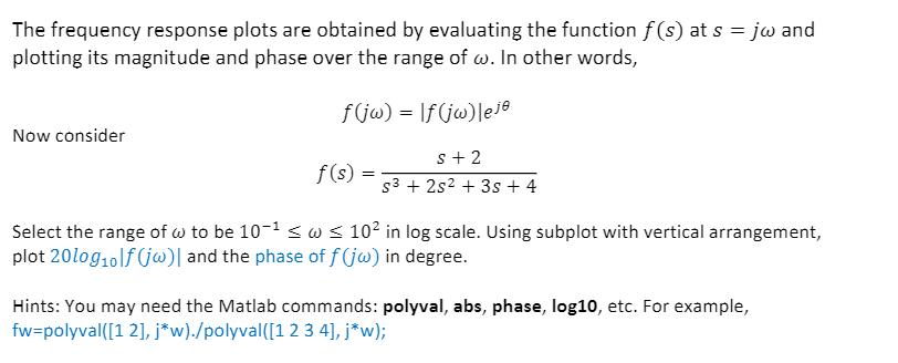 Solved Solve using MATLAB. Every plot must be properly | Chegg.com