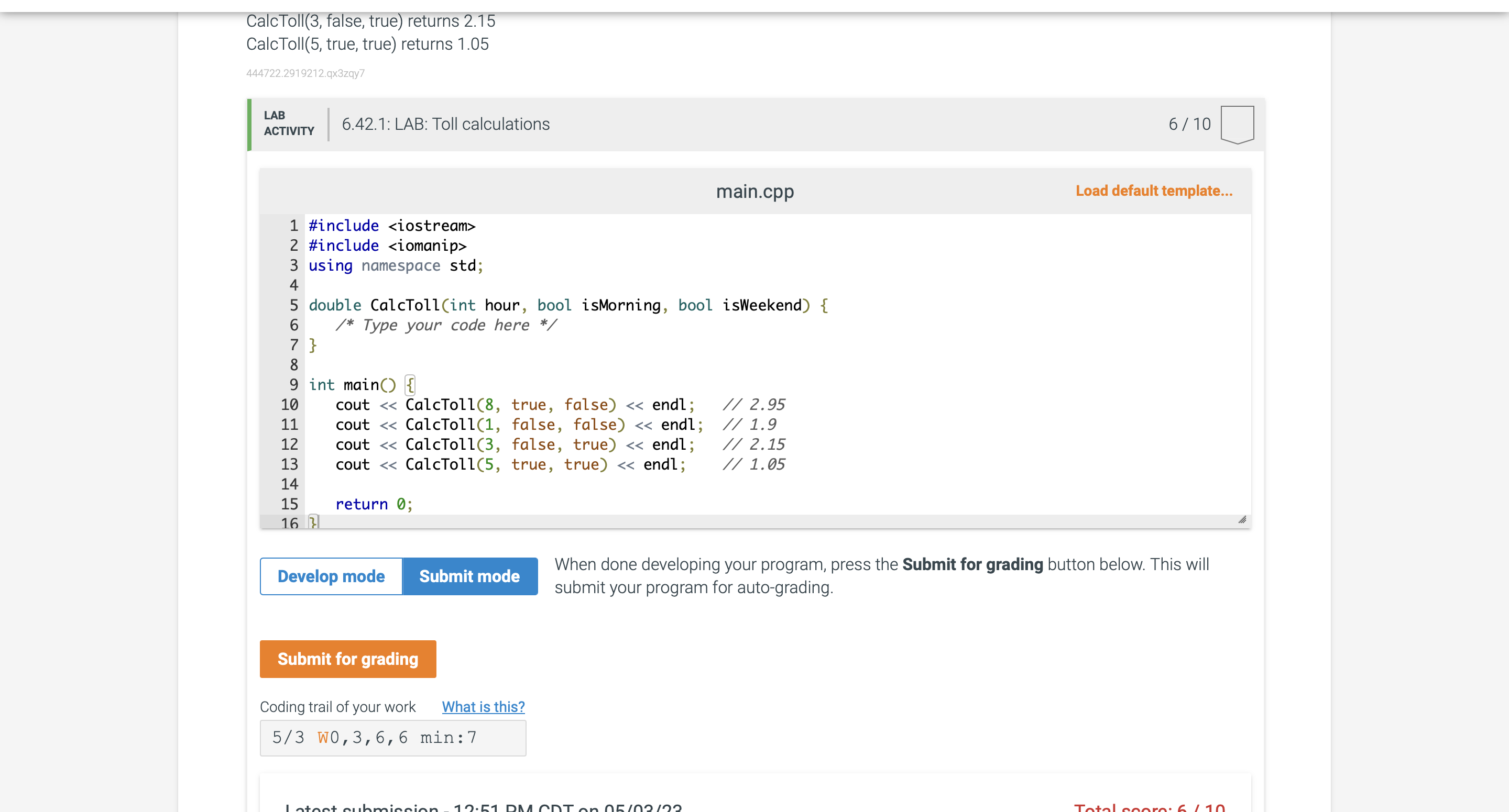 Toll roads have different fees at different times of | Chegg.com