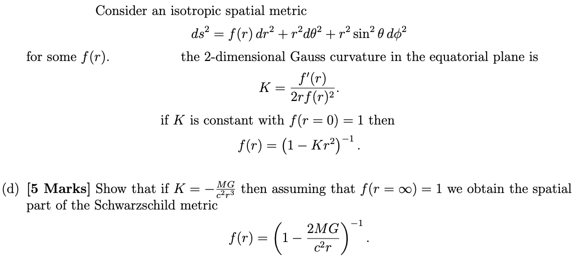Solved Consider an ﻿isotropic spatial | Chegg.com